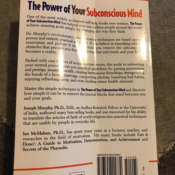 Other | The Power Of Your Subconscious Mind Book | Poshmark